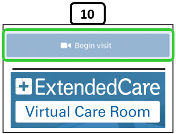 MyChart Telehealth Video Visit instructions - Apple iOS mobile
